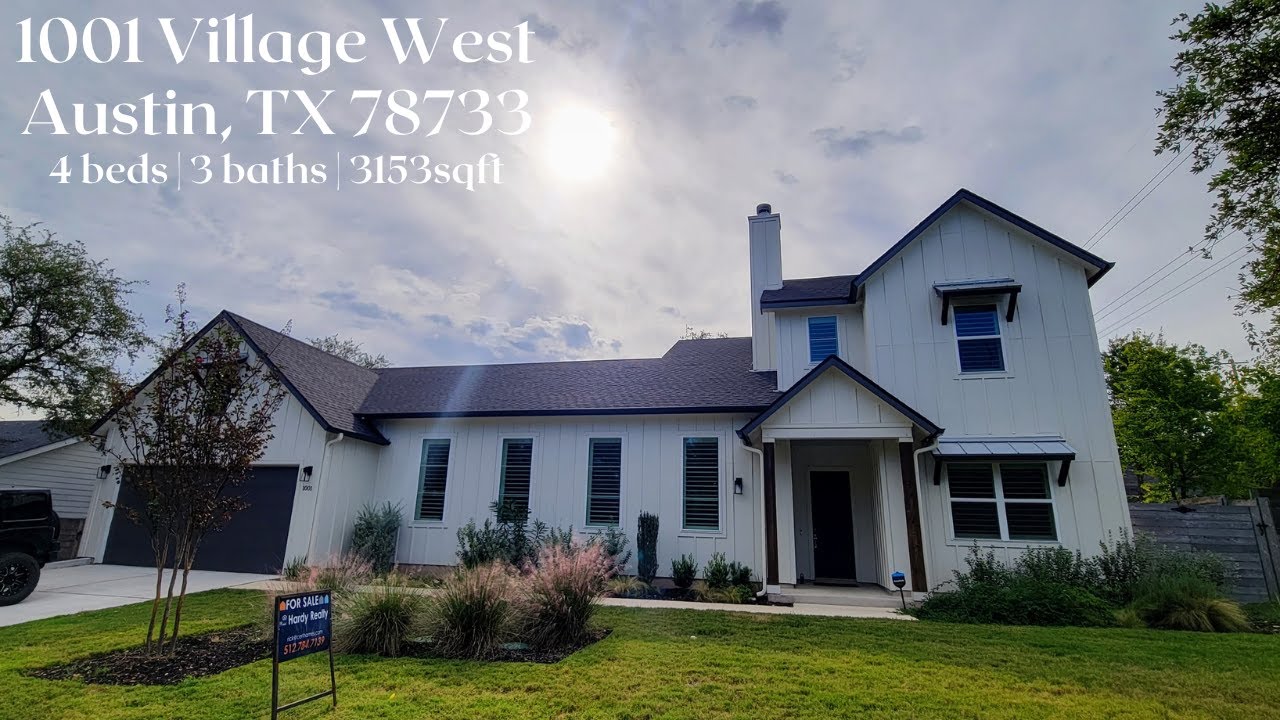 Home For Sale In West Austin [1001 Village West, 78733] - YouTube
