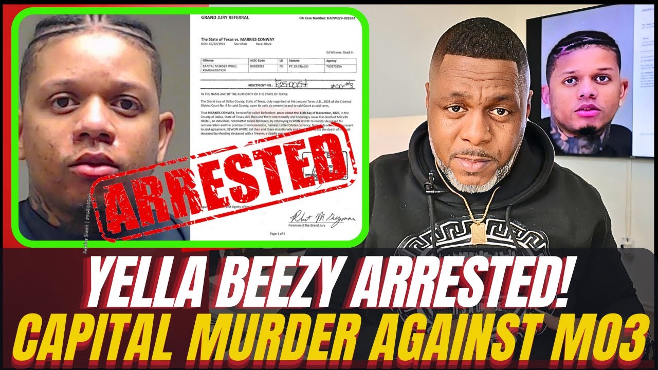 BREAKING NEWS Yella Beezy Arrested and Charged with Murder For Hire ...