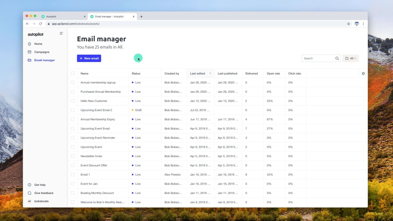 Organising the email manager - YouTube