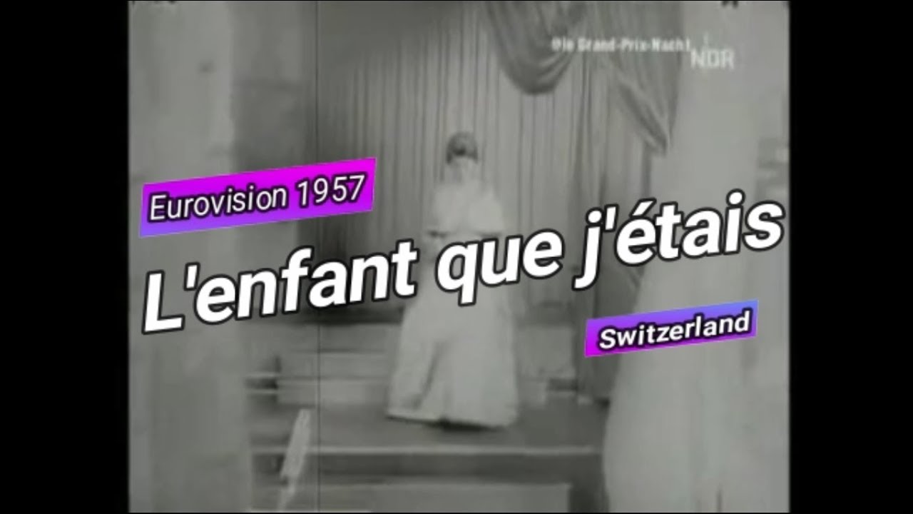 Eurovision 1957 - Lys Assia - L'enfant que j'étais - YouTube