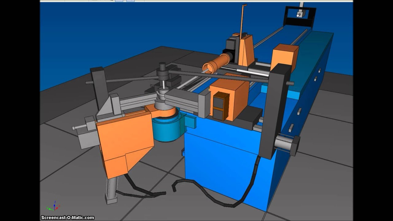 CNC Tube & Pipe bender simulation software - YouTube
