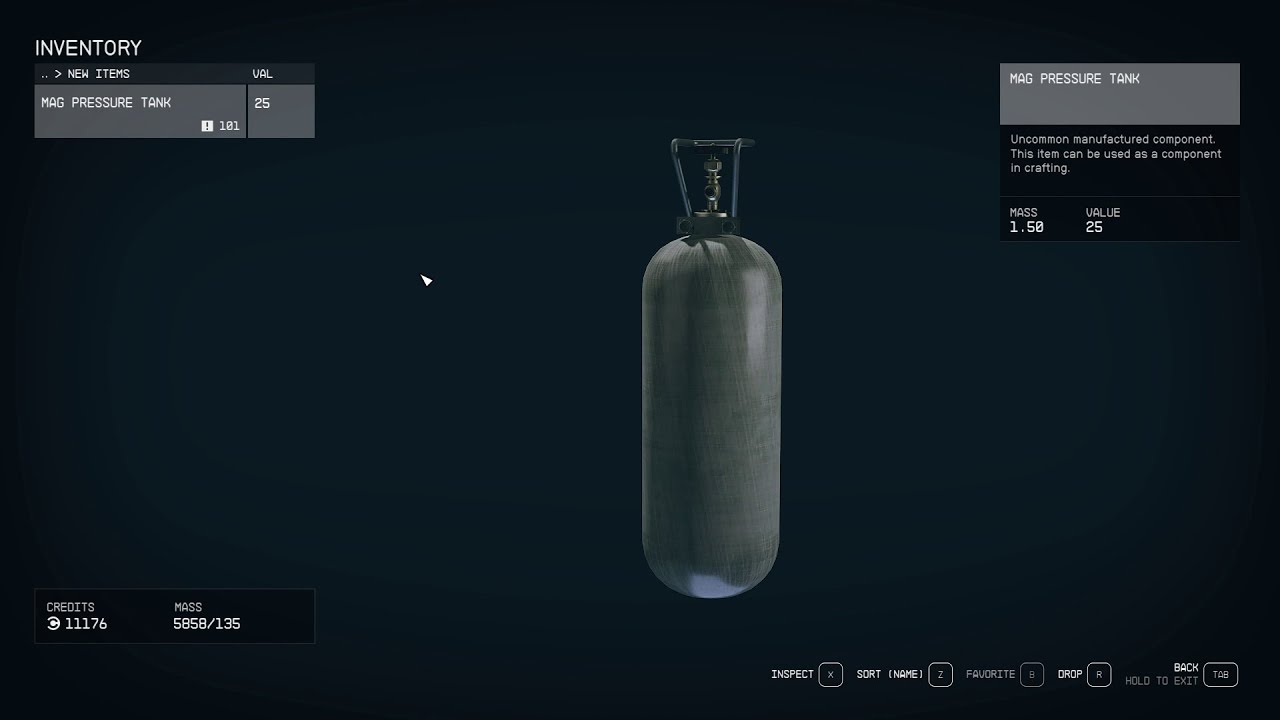 Starfield Mag Pressure Tank Console Command Cheat Code - YouTube