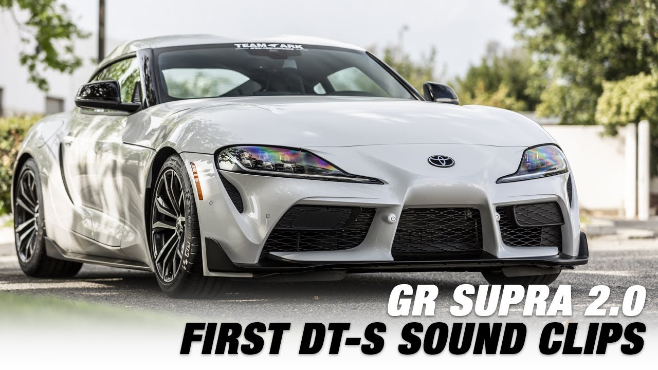 ARK Performance DT-S Exhaust for the Toyota GR Supra 2.0L - YouTube