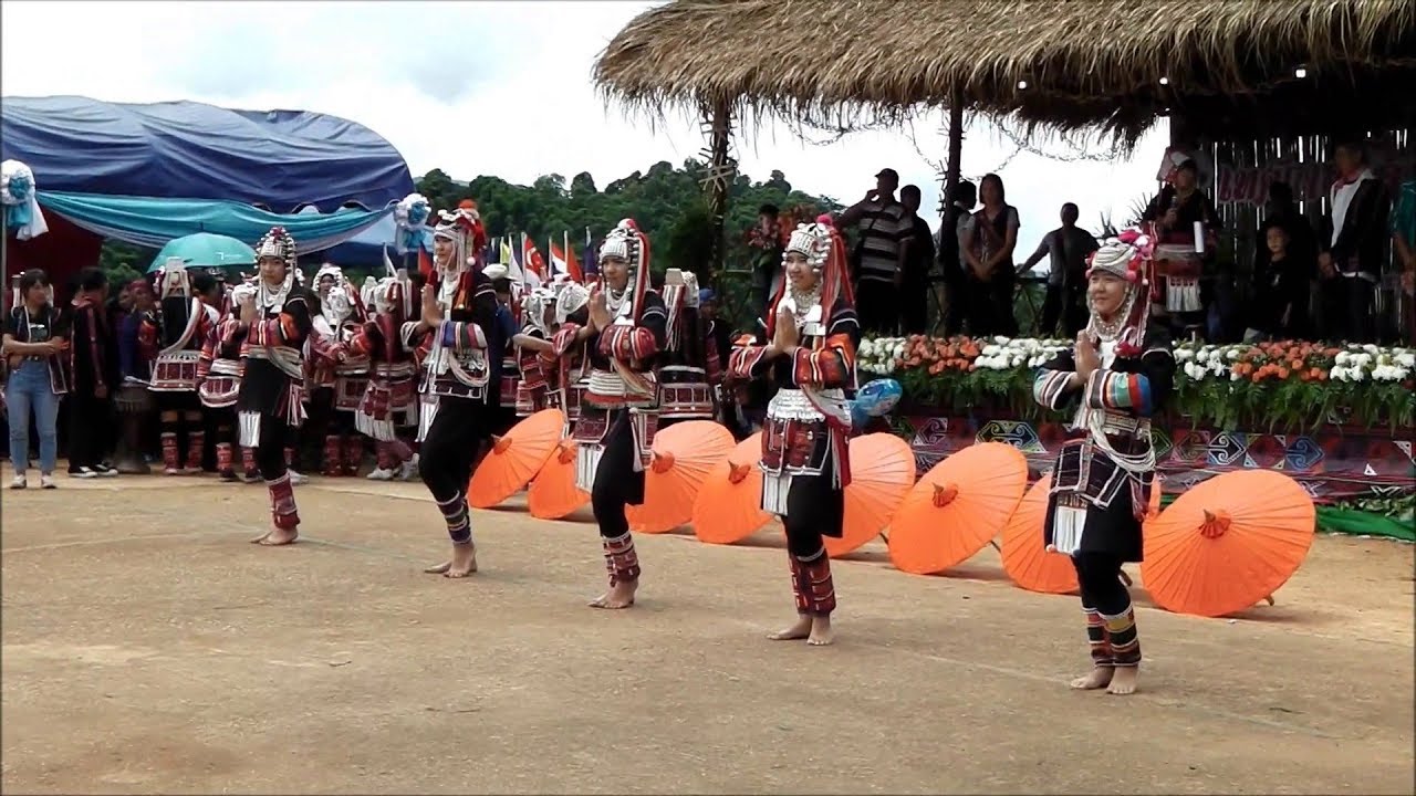 Akha dance performance Part-1(from Akha Swing Festival 2017) - YouTube