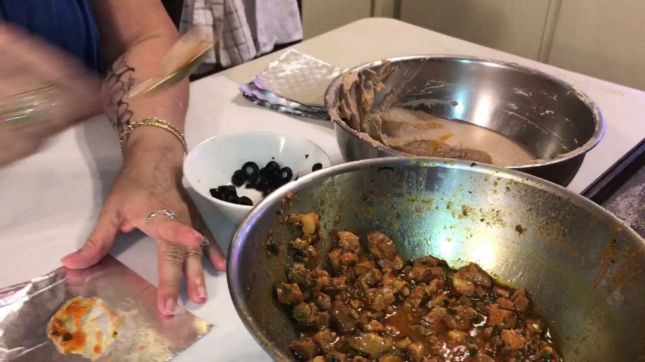 How to wrap pasteles - YouTube