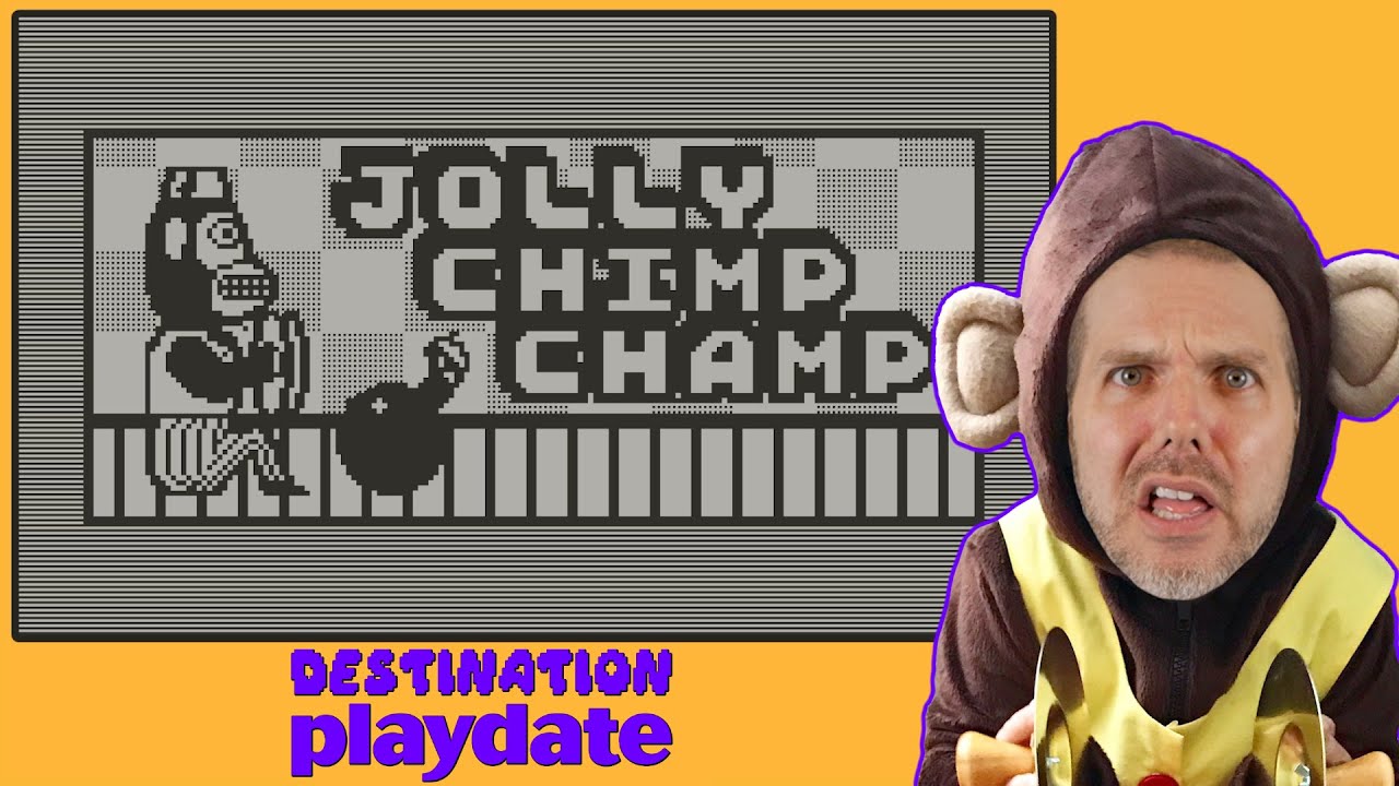 Jolly Chimp Champ - Playdate gameplay + impressions - YouTube