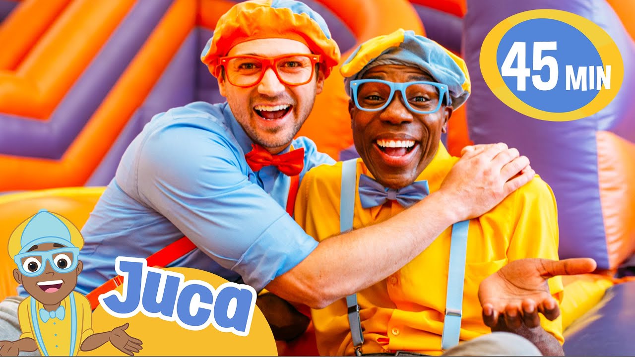 Juca Brinca com Blippi em um Parque Interior! | Juca Brasil | Videos ...