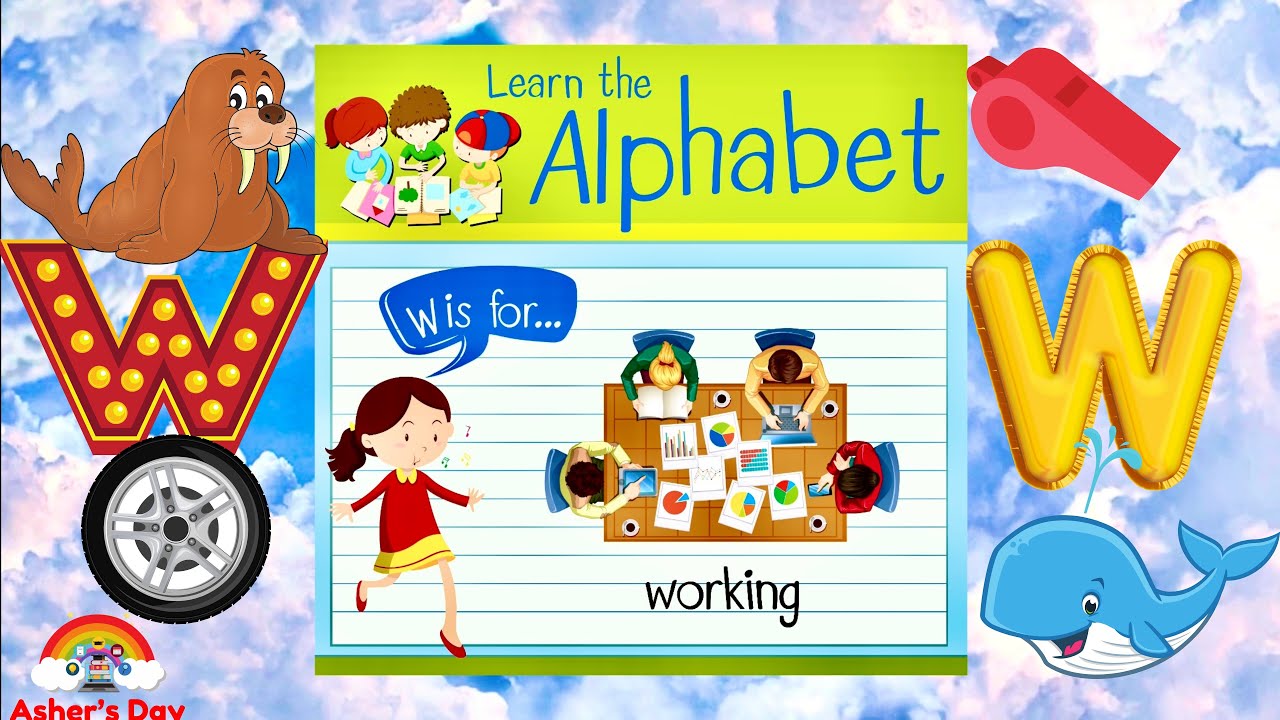 Letter W w Words and Sounds | Learn English | Phonics - YouTube