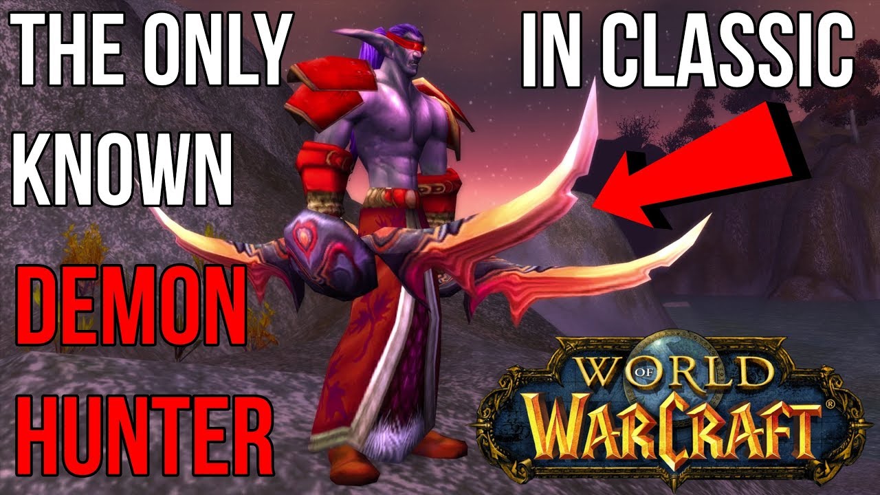 The Story Of The Only Known Demon Hunter In Classic WoW - Warcraft Lore ...