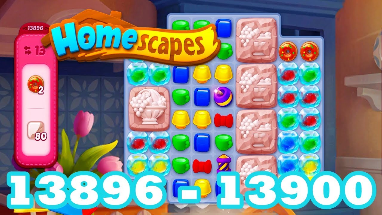 Homescapes Level 13896 - 13900 HD 3 - match puzzle Gameplay | android ...