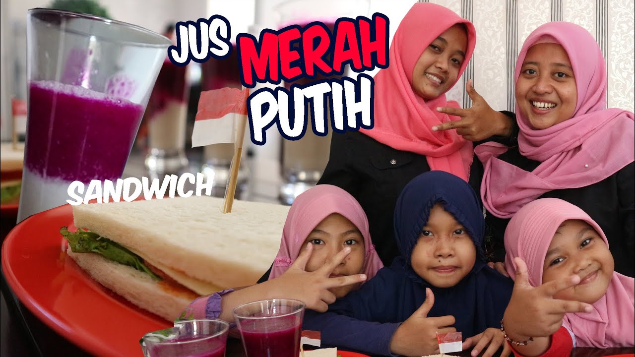 Cara Membuat Jus MERAH PUTIH | Campuran Buah Naga & Buah Sirsak - YouTube