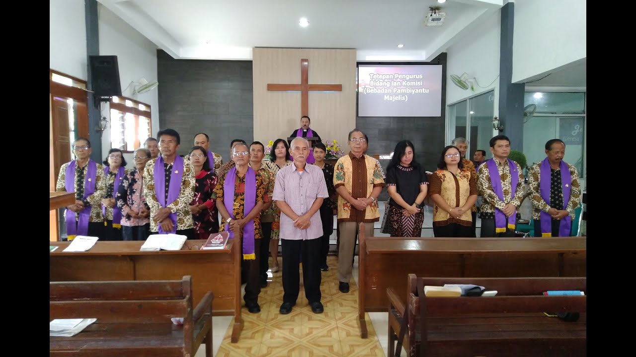 Tetepan Pengurus Bidang lan Komisi GKJ Welar - YouTube