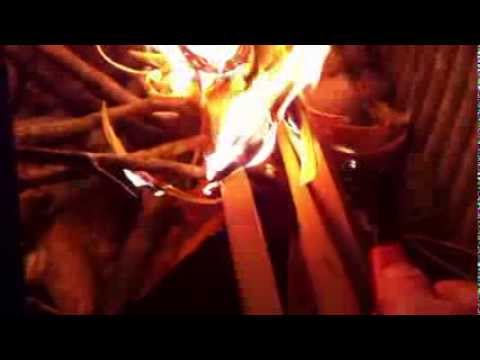 How start a fire in a wood stove [Amazing Swedish Fire lay fire ...