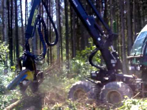 Timberjack 1470 in Croatia - YouTube