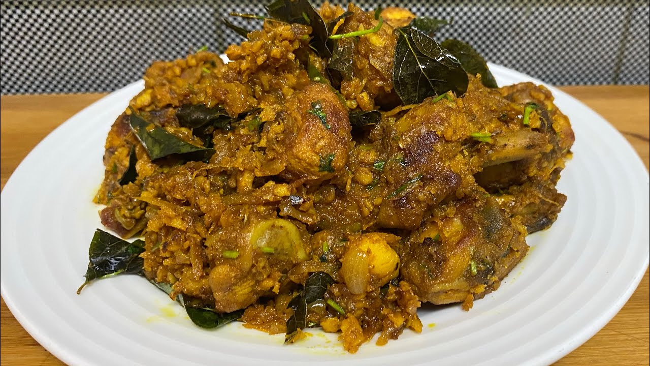 Chicken Dry Roast Chicken Peralan perattu | Recipe Video | 293rd ...