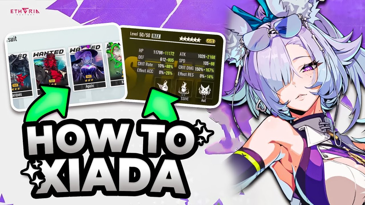 Xiada Character Guide! [Builds, Shells, Upgrades, and MORE] Etheria ...