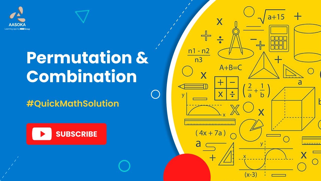Permutation and Combination ( competition exam ) #QuickMathSolutions # ...