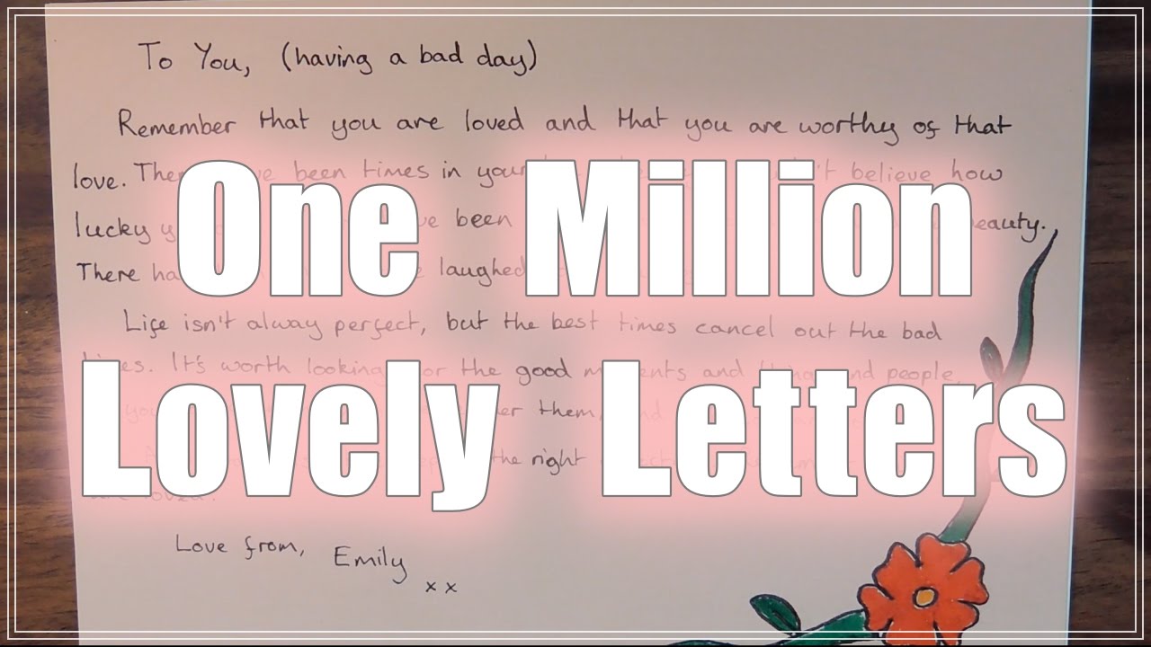 Pick me up letter | One Million Lovely Letters Exhibition | Emily ...