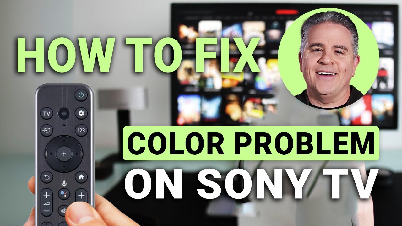 How to Fix Color Problem on Sony TV: QUICK Guide! - YouTube