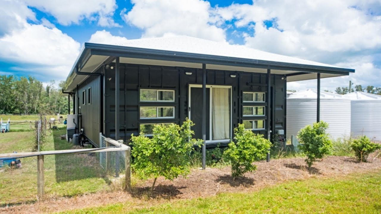Stunning Container Home - Quiet Countryside Life - YouTube