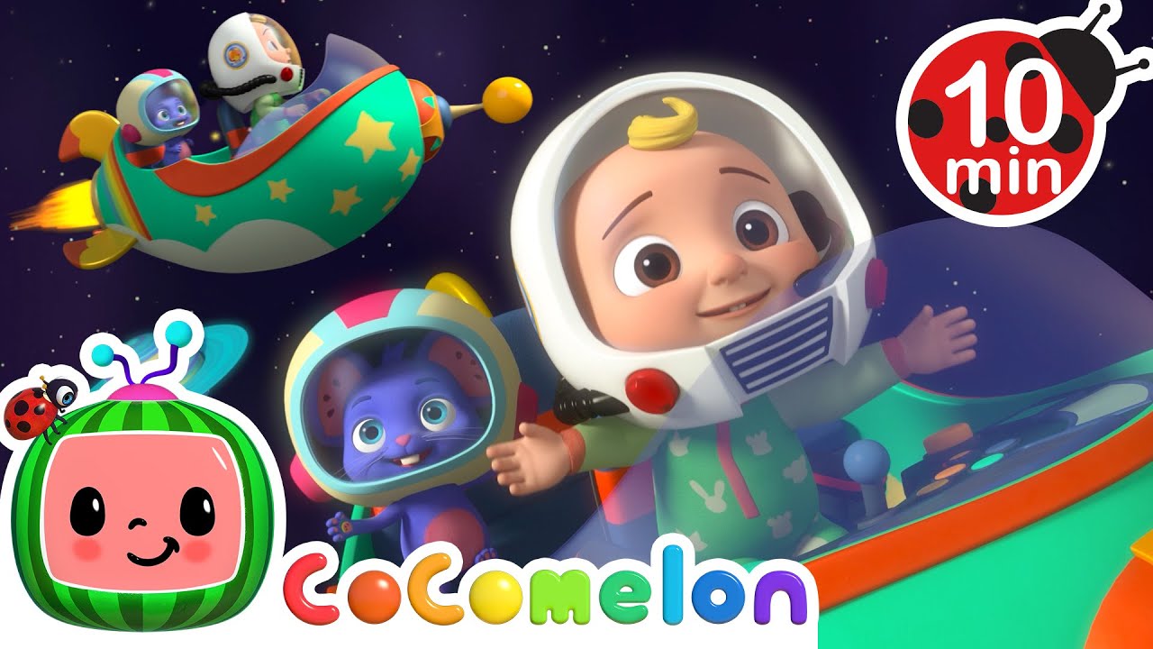 Hop onto the Rocket Roller Coaster! 🚀 CoComelon Animal Time | Moonbug ...