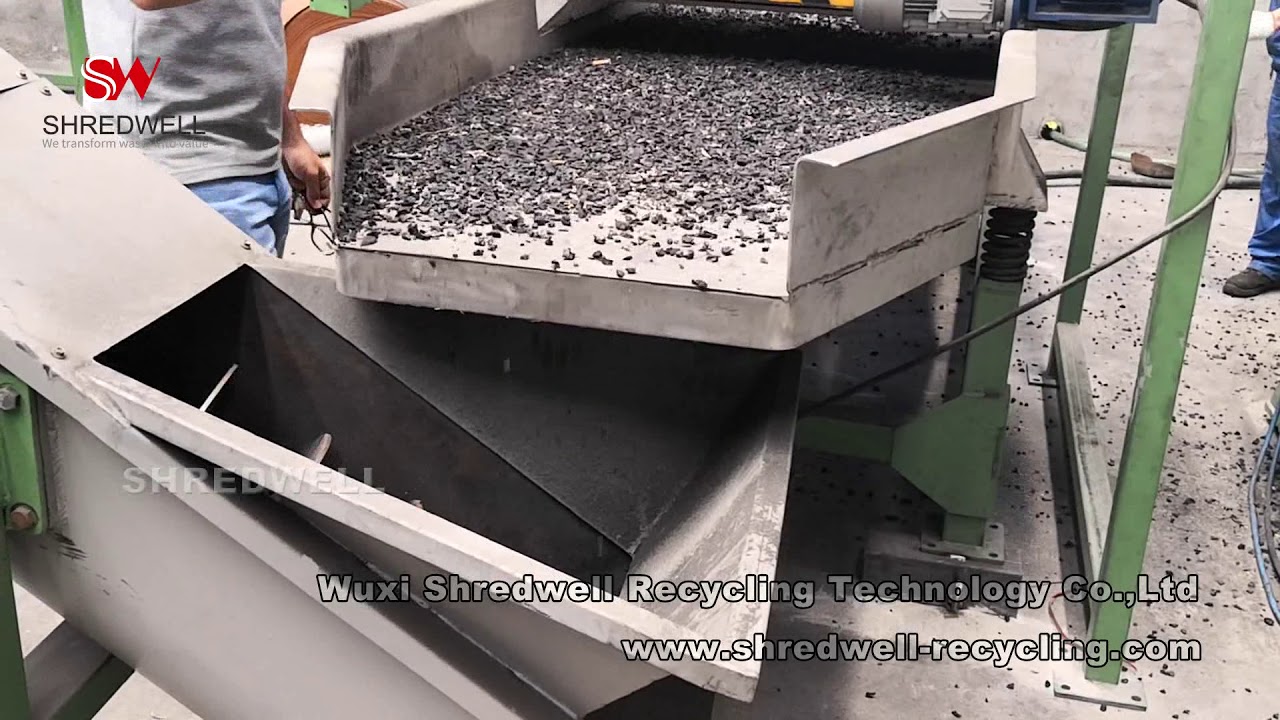 Rubber Granulator for 3-4mm rubber crumb for Oman - YouTube
