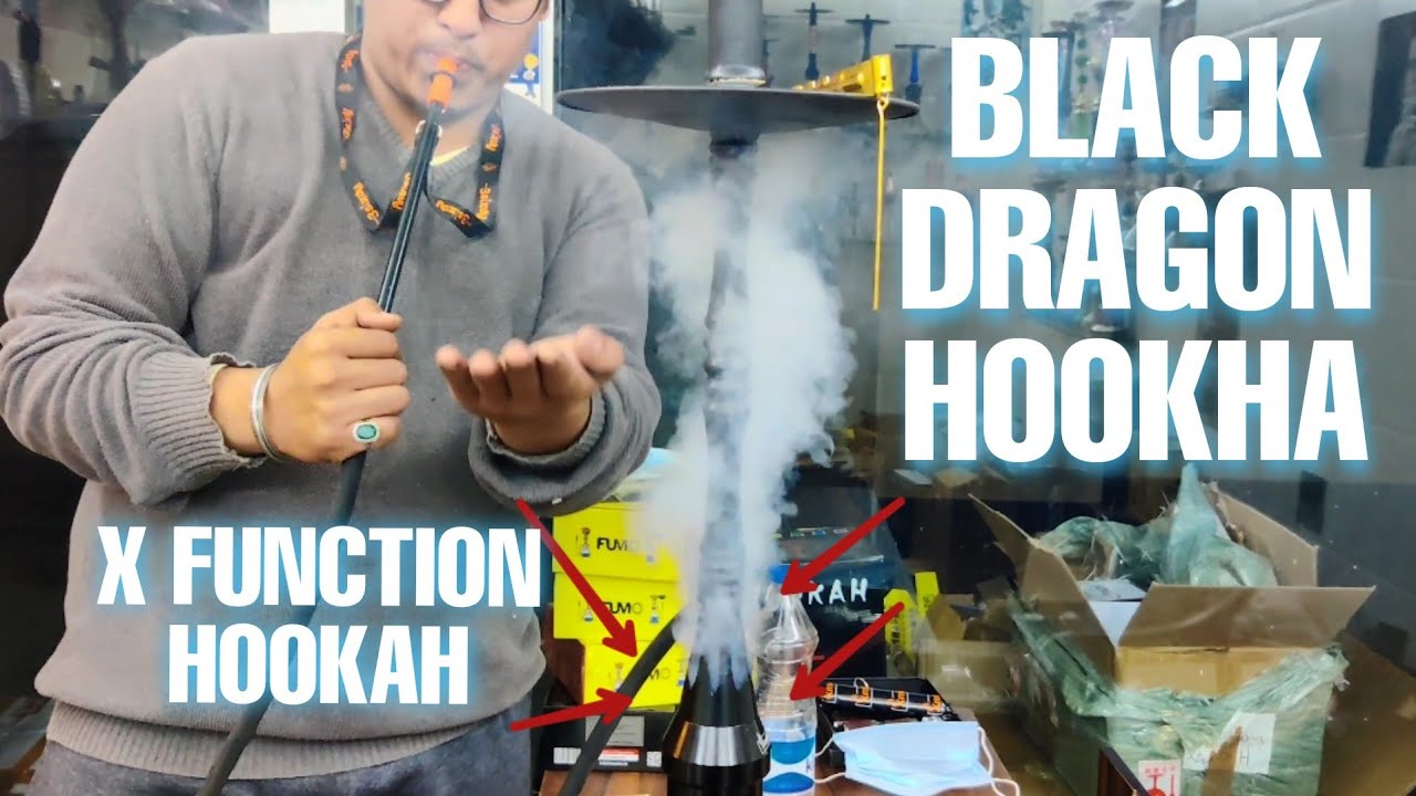 BLACK DRAGON HOOKAH REVIEW || X FUNCTION HOOKAH || SHISHABREW ARMY ...