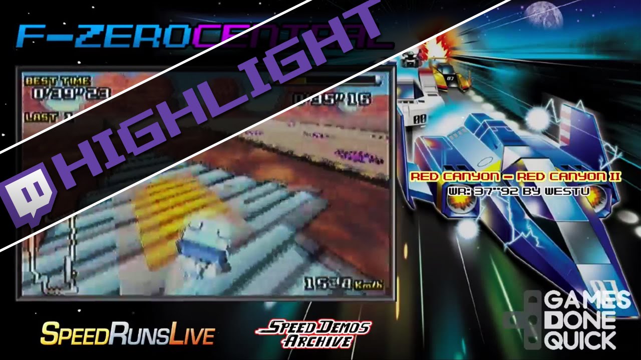 F-ZERO Climax: 38"26 on Red Canyon - Red Canyon II - YouTube