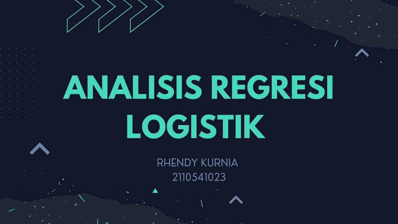 Analisis Regresi Logistik - YouTube