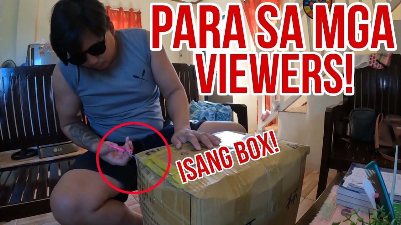 Isang Box na mga Damit na Ipapamigay ko sa mga Viewers - YouTube