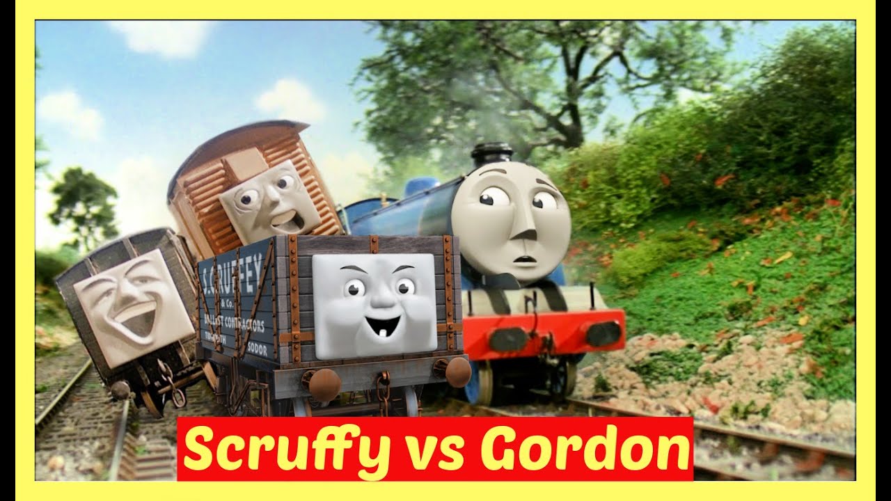 Troublesome truck Scruffy vs Gordon | Thomas and Friends Henry ...