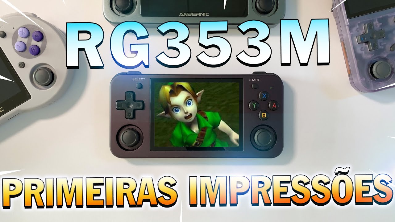 RG353M ! pequeno, elegante e HALL SENSOR ! novo ANBERNIC de METAL é um ...