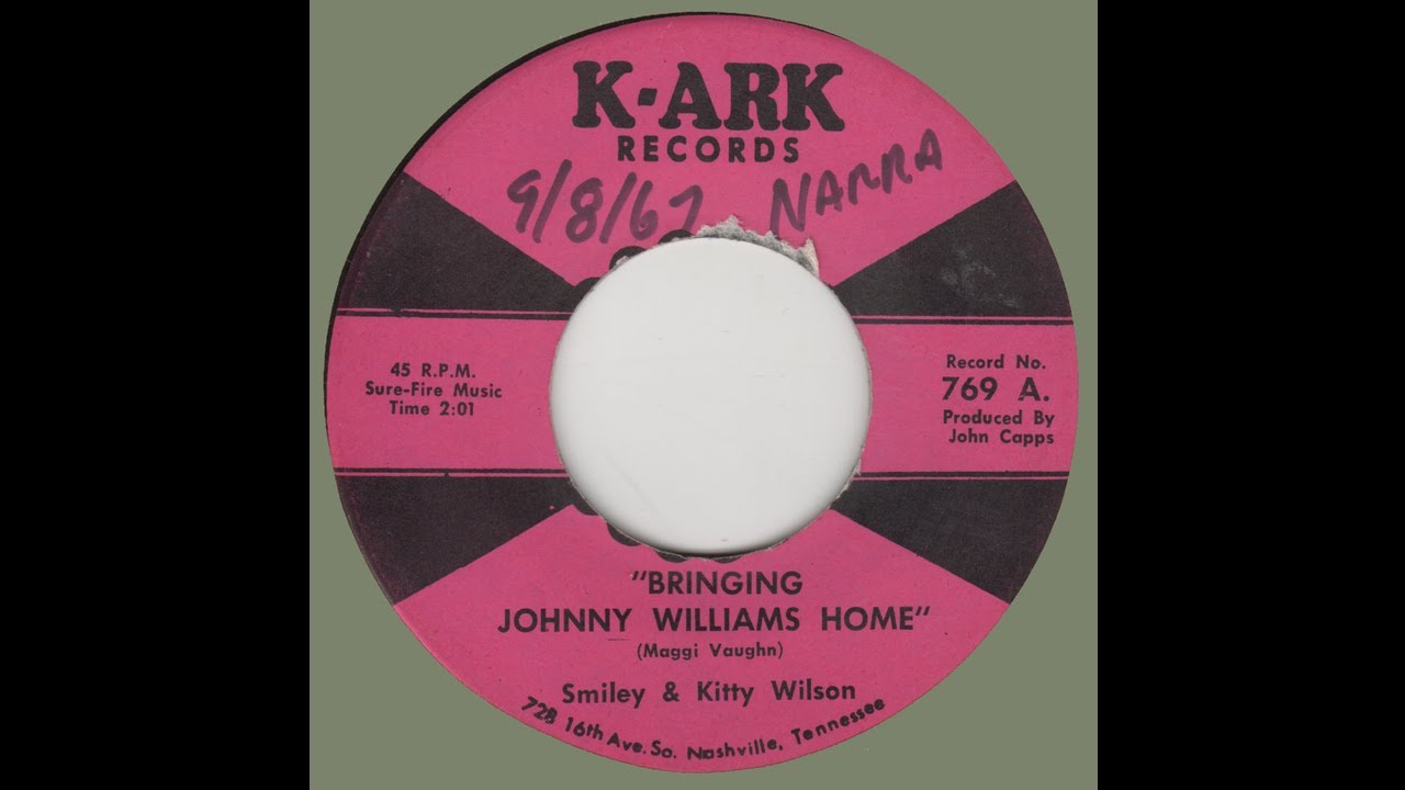 SMILEY & KITTY WILSON-Bringing Johnny Williams Home K-ARK 769-A - YouTube