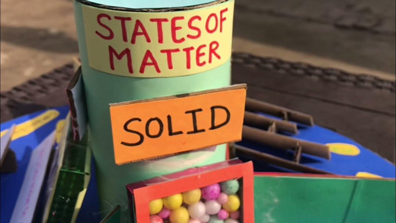 Science project for school | States of matter for school project ...