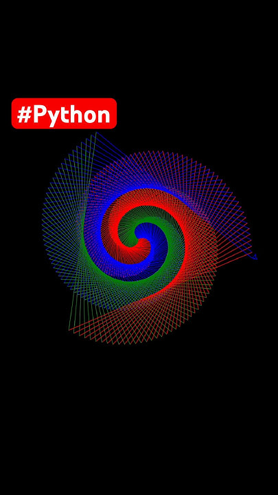 Create Stunning Patterns with Python in 5 Mins #python #pythonforbeginners #pythonturtle - YouTube