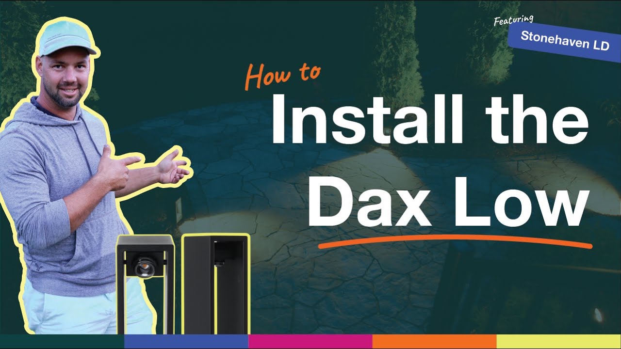 How to Install the Dax Low Path Light | Stonehaven Landscape Design ...
