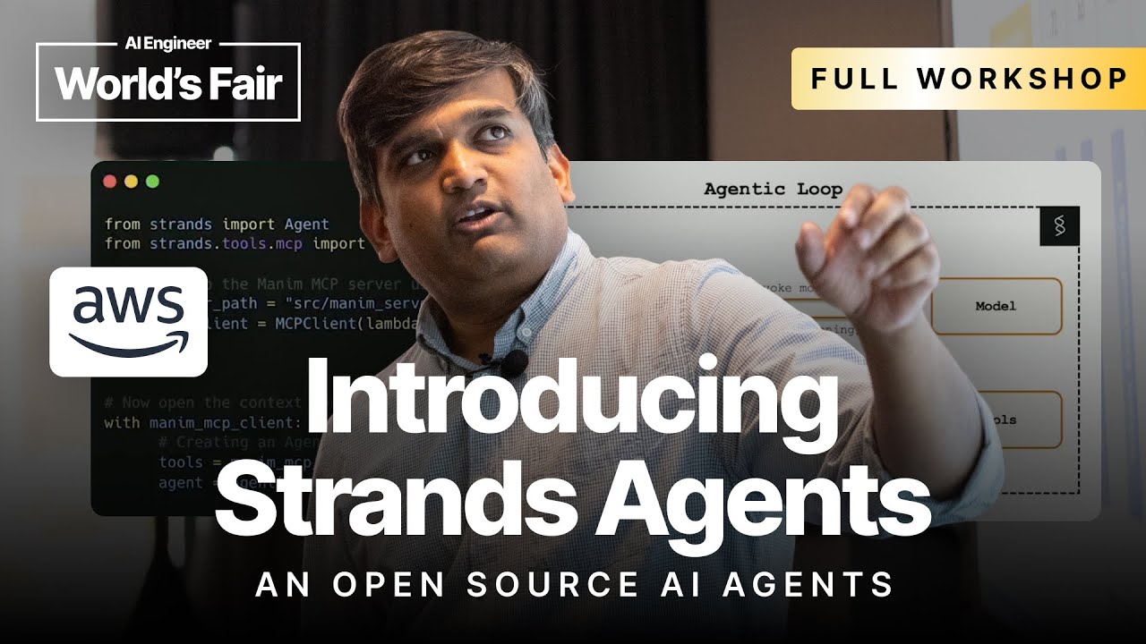 Introducing Strands Agents, an Open Source AI Agents SDK — Suman Debnath, AWS - YouTube
