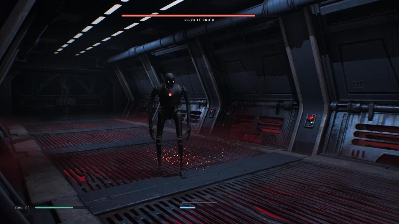Jedi Fallen Order Security Droid Boss Fight - YouTube