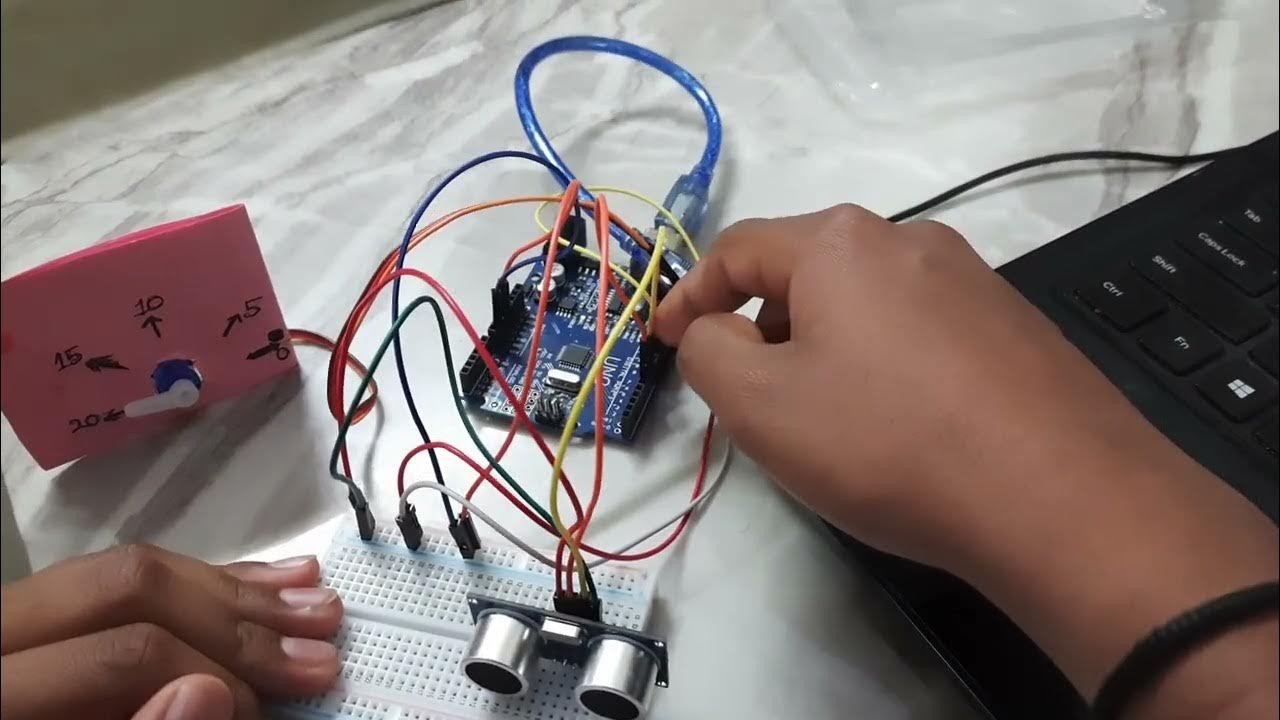Servo Distance Indicator by Rithwik - YouTube