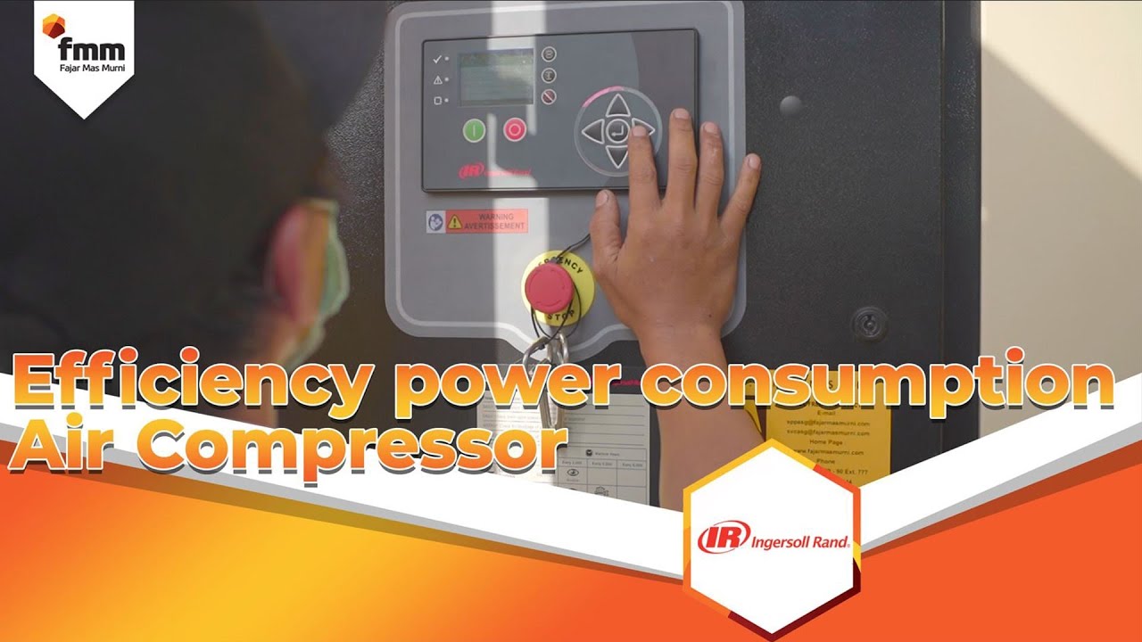 Efficiency power consumption Air Compressor - YouTube