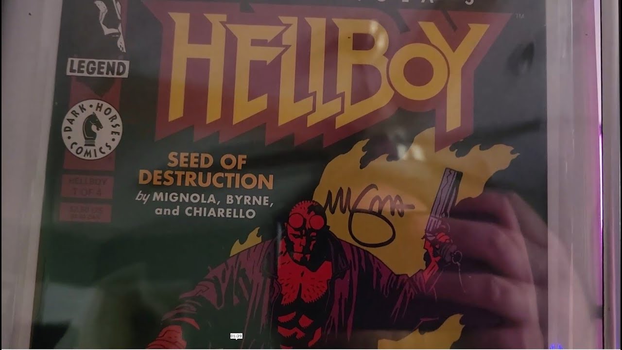 Showing of Several Comics Featuring Hellboy, Created by Mike Mignola ...