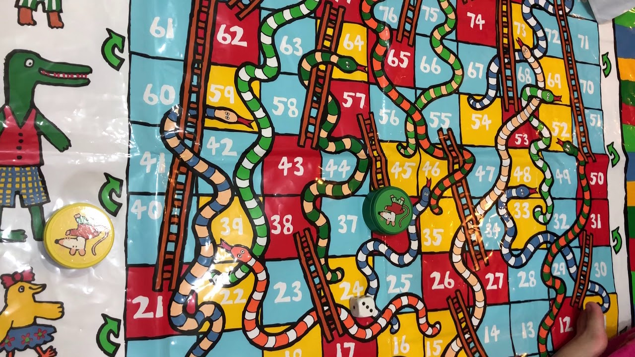 Maisy's Giant Snakes and Ladders (Paul Lamond Games) - YouTube