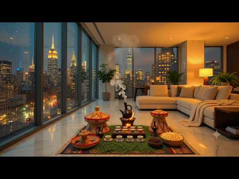 Jebena Buna in the City 🇪🇹☕️ | NYC Rainy Night Ambience