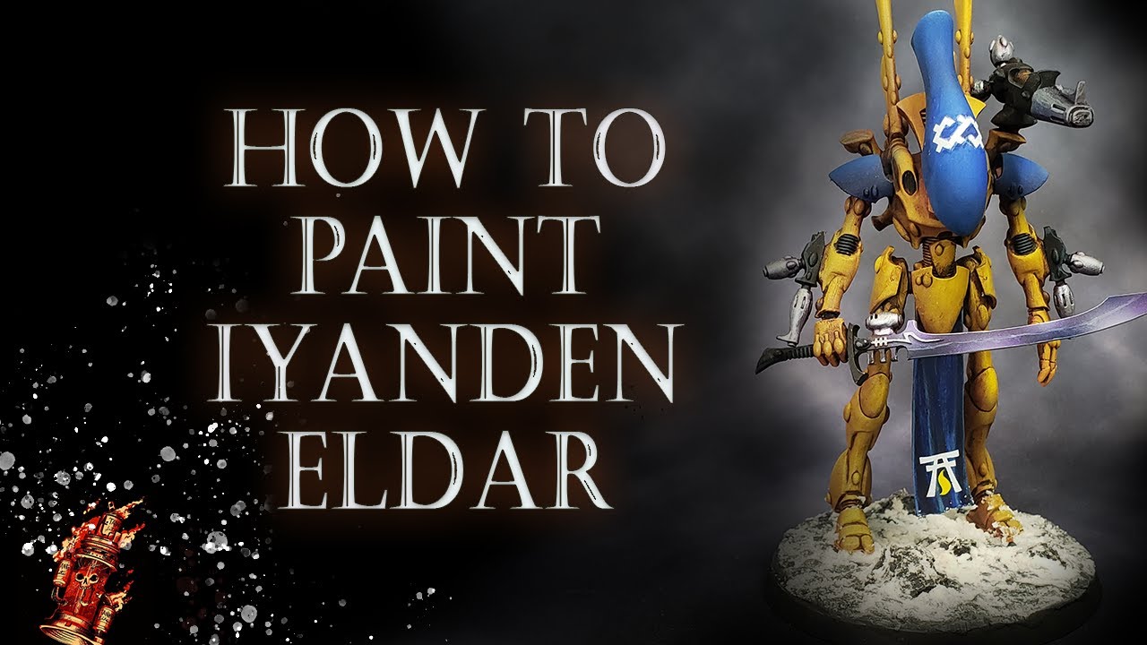 How to Paint Iyanden Craftworld Aeldari for Warhammer 40k - YouTube