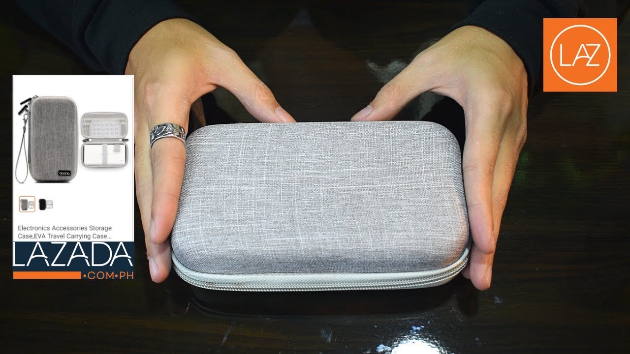 Travel Electronics Accessories Storage Case Unboxing Review from Lazada ...