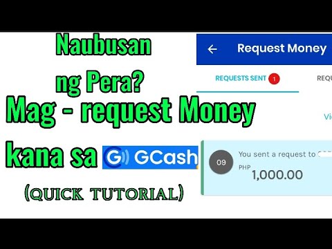 How to request money on gcash - YouTube