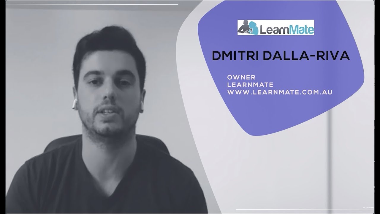 Dmitri Dalla-Riva Interview Reimagining Victoria's Economic Recovery ...