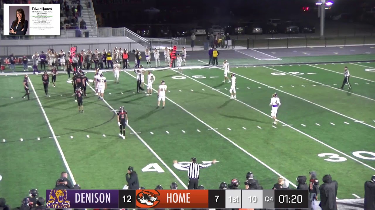 Varsity Football vs Denison - Playoffs First Round - YouTube