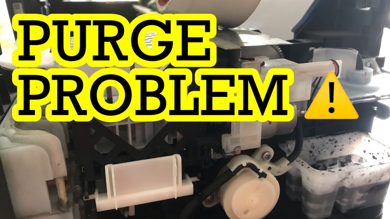 EPSON L3210 PURGE PROBLEM | CHANGE PURGE - YouTube