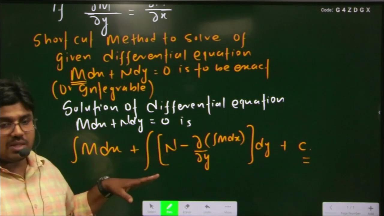 B.Sc Math Part-2//ODE//Lec-15//Chapter-1st/Type-7/Exact Differential Equation/By: Mahendra Sagar ...
